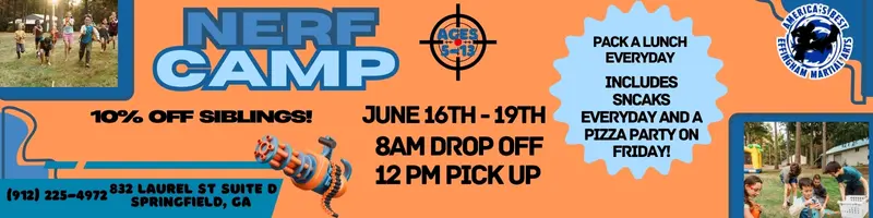 Effingham Nerf Camp | Effingham Martial Arts Student Hub